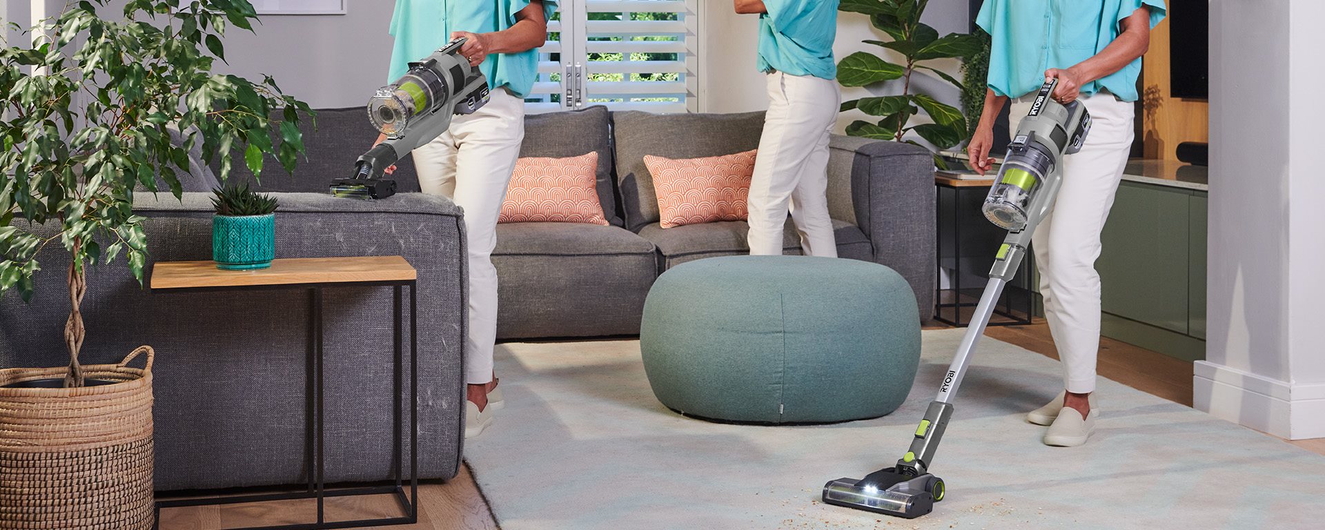 RYOBI® accu steelstofzuigers: flexibel schoonmaken in huis - RYOBI